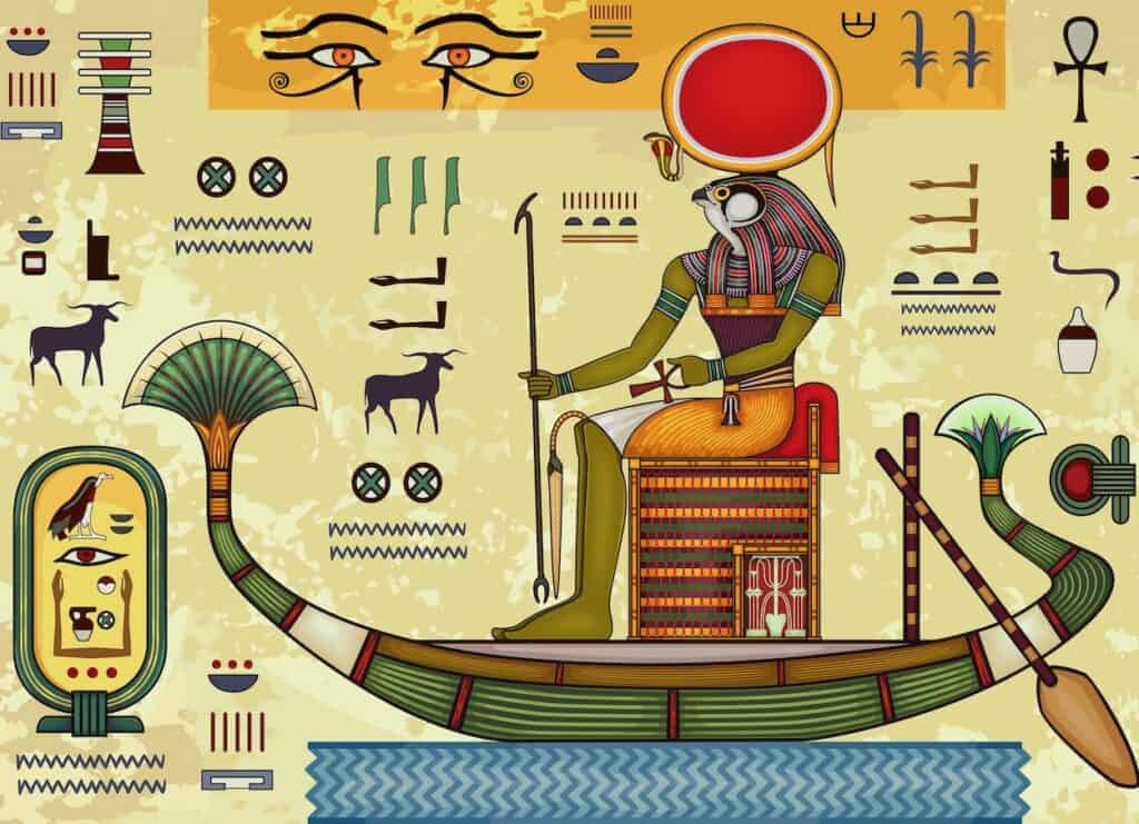 Ägyptisches Symbol - Sonnenbarke | Das alte Ägypten